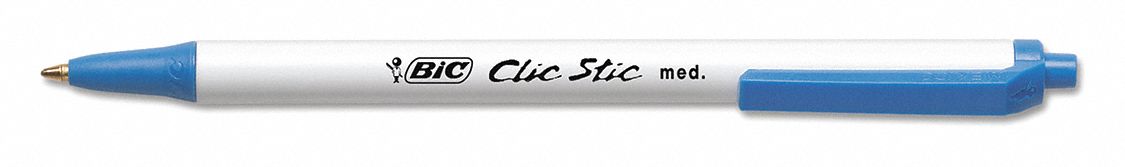 BIC, Clic Stic®, Blue, Pen Set - 6NED6|BICCSM11BE - Grainger