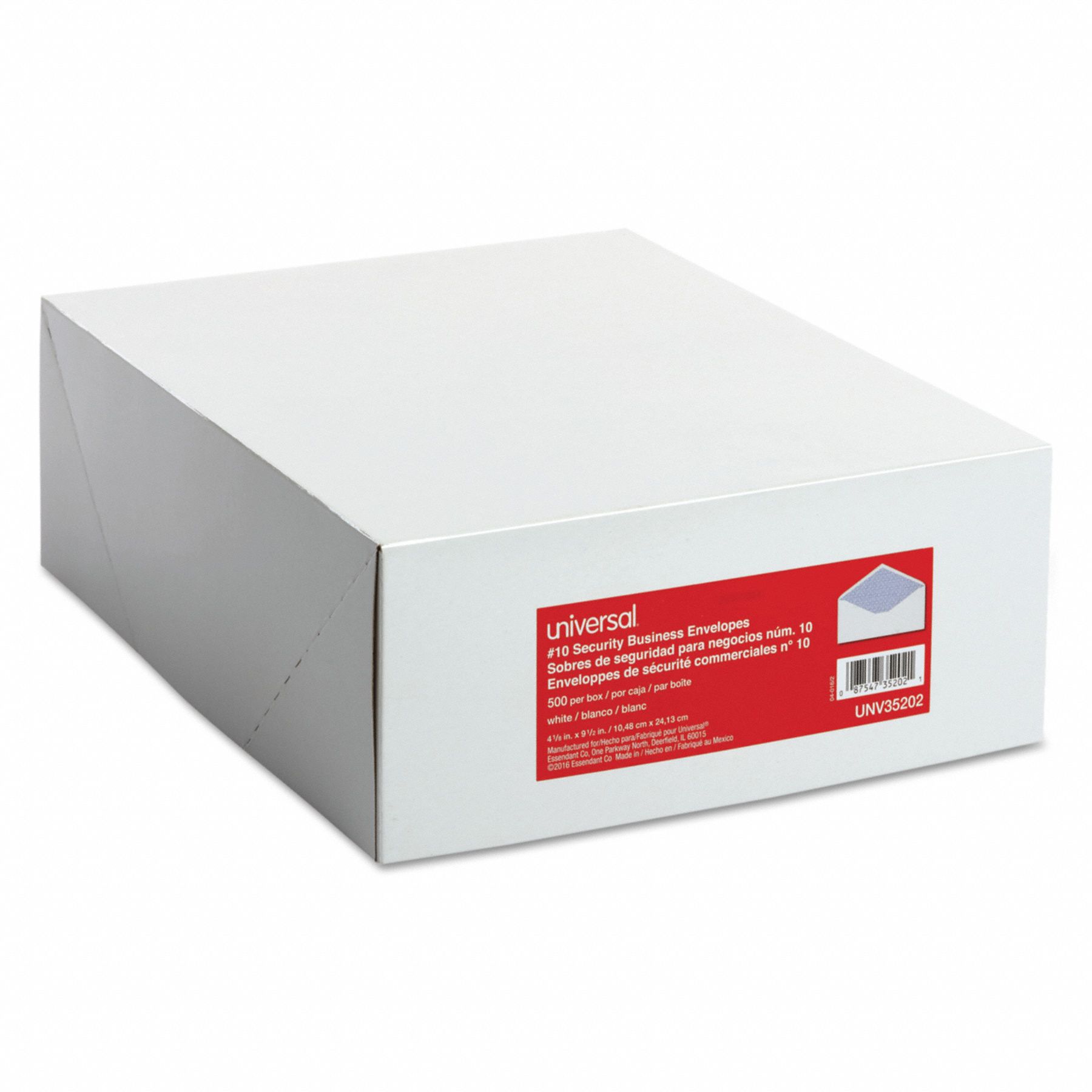 UNIVERSAL Business Envelopes: #10 Envelope Size, Gummed Flap, Paper ...