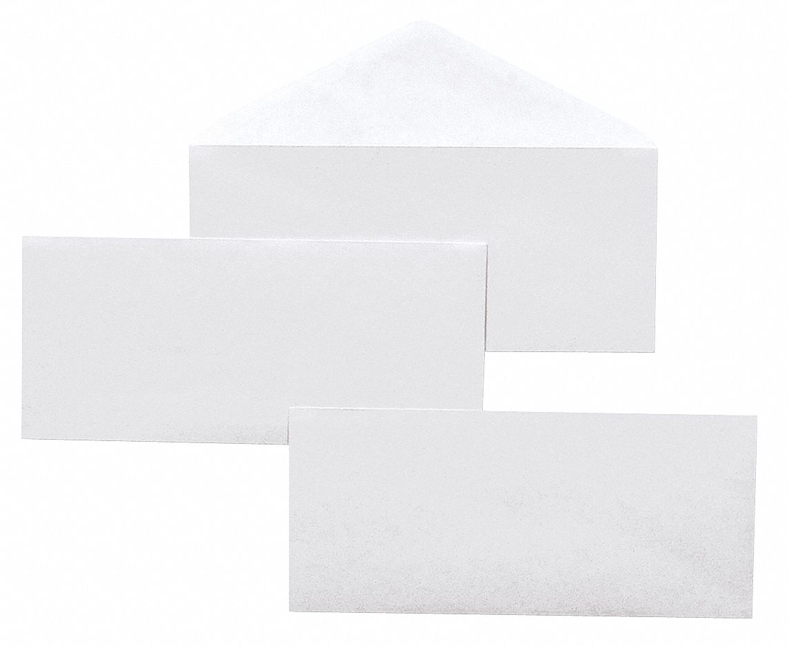 UNIVERSAL, #10 Envelope Size, Gummed Flap, Business Envelopes - 6NER5 ...