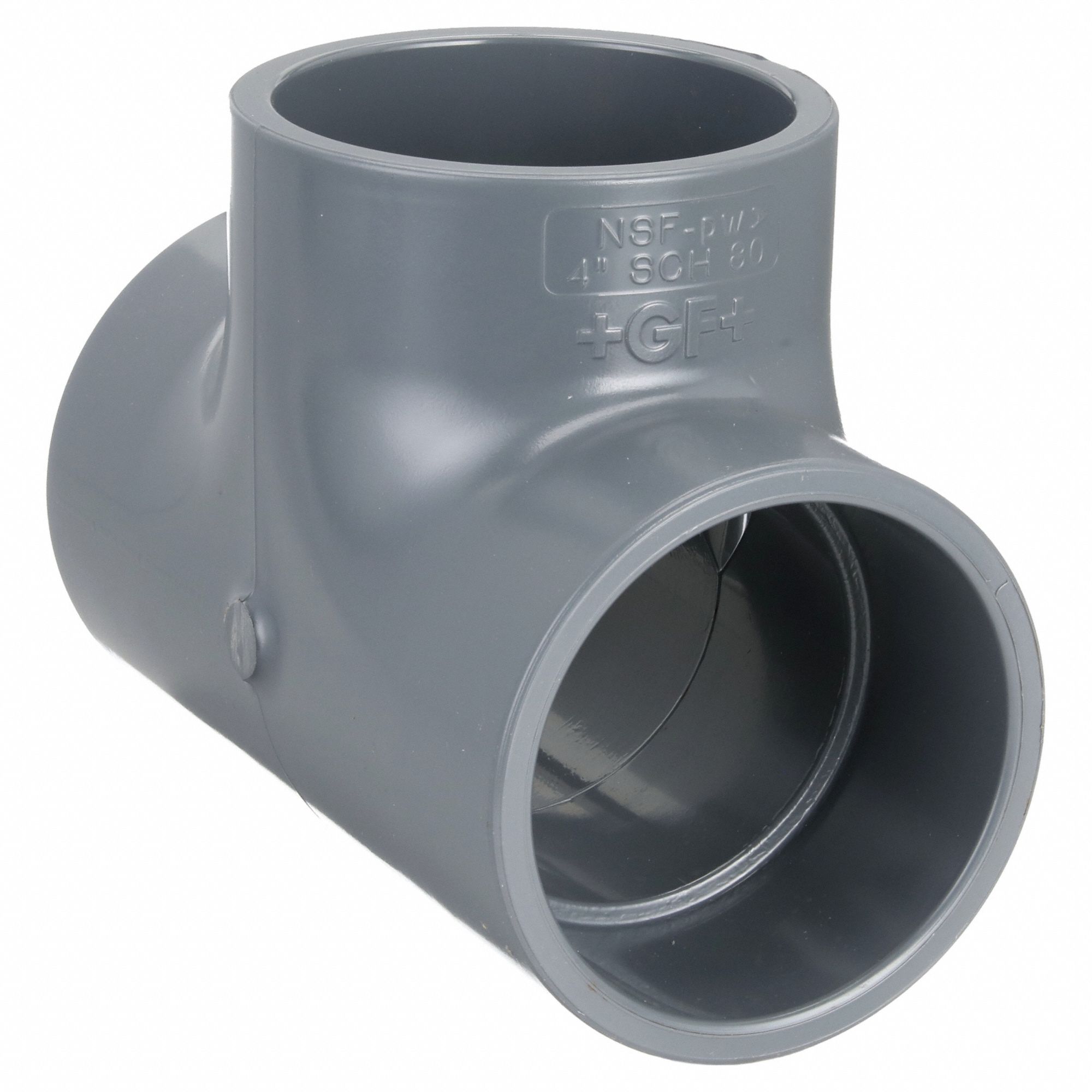 4 in x 4 in x 4 in Fitting Pipe Size, Schedule 80, Tee - 6NF88|801-040 ...