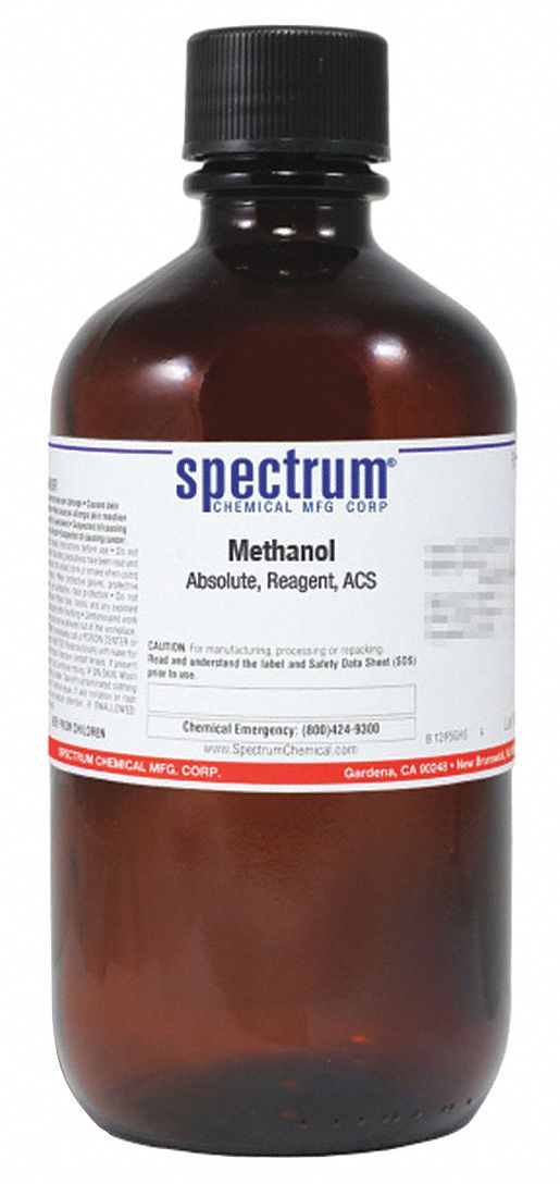 ACS, 1 L, Methanol - 6NMY8|M1240-1LTGL - Grainger