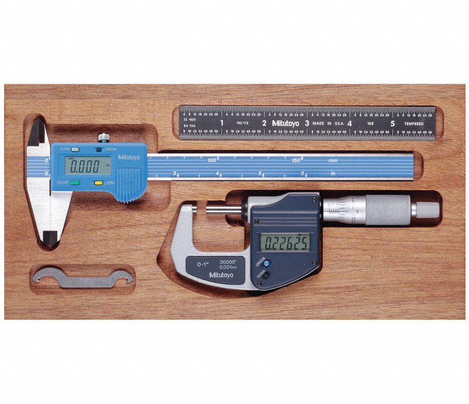 MITUTOYO Juego de Herramientas de Medición - 6NPZ9 | 64PKA073B ...