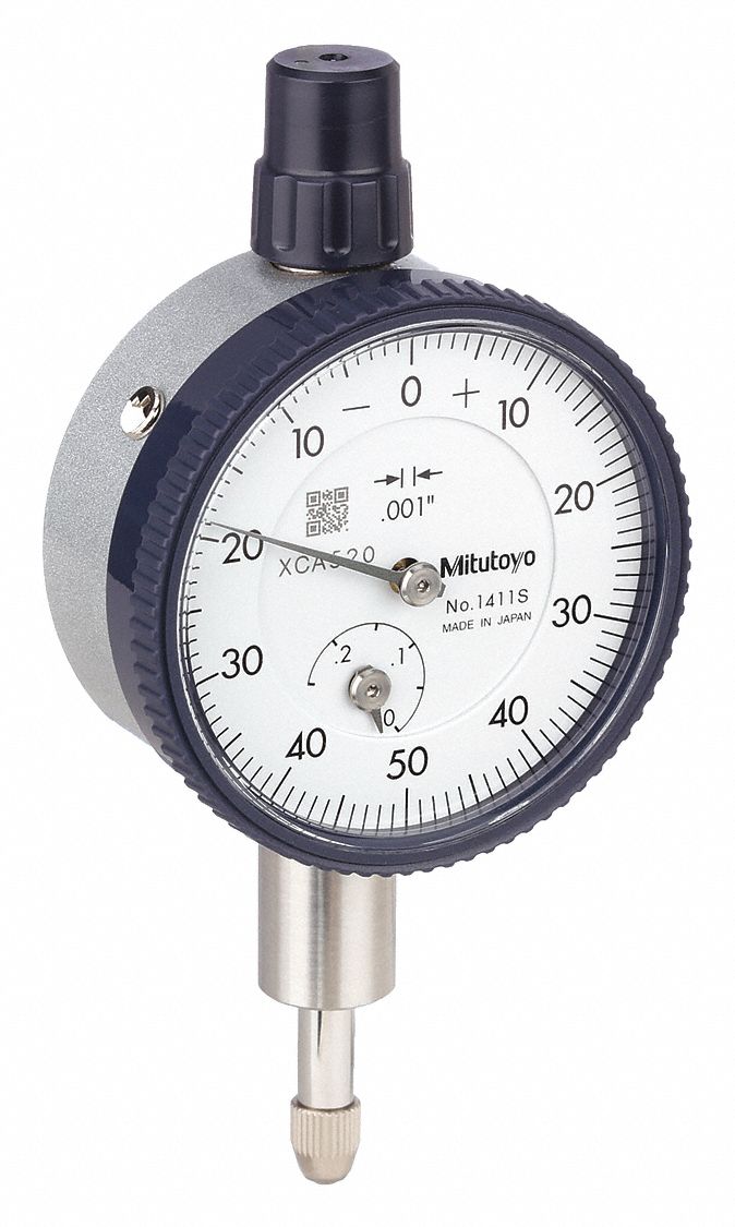 MITUTOYO, 0 in to 0.25 in, Inch, Dial Indicator - Lug Back - 6NRA5|1411A - Grainger