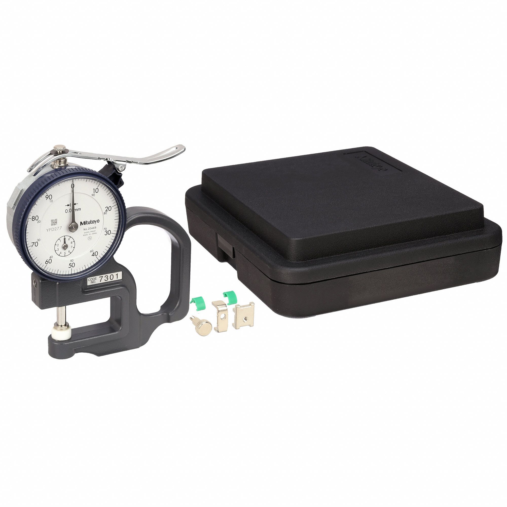 MITUTOYO Dial Thickness Gauge, Range 0 to 10 mm, Throat Depth 30 mm ... MITUTOYO Dial Thickness Gauge, Range 0 to 10 mm, Throat Depth 30 mm ...