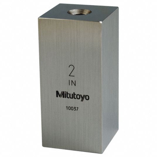 MITUTOYO, Square, 2 in Nominal Size, Square Gauge Block - 6NRF1|614202 ...