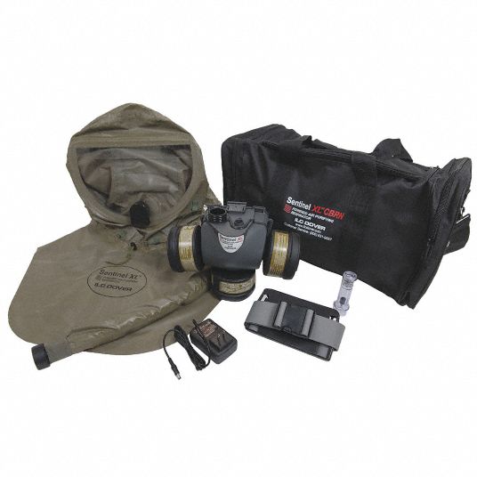 ILC DOVER PAPR System: Sentinel XL CBRN, Hood, Belt-Mount, Universal ...