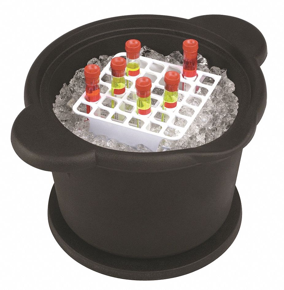 HEATHROW SCIENTIFIC ICE BUCKET,ROUND,4L,BLACK - Cryogenic Supplies ...