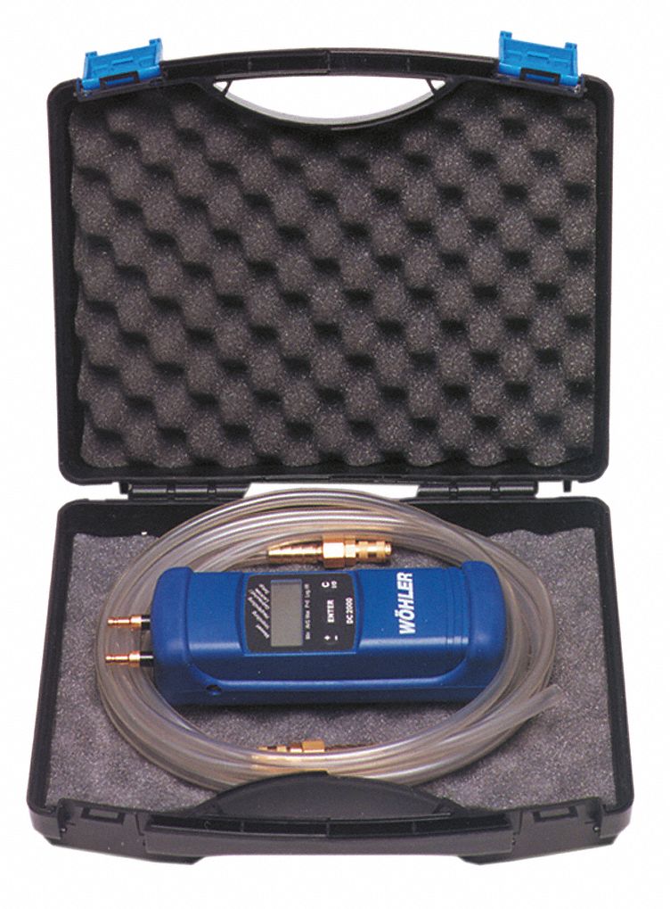 WOHLER, -800 in wc to 800 in wc, 1/8 in Hose Barb/3/16 in Hose Barb ...