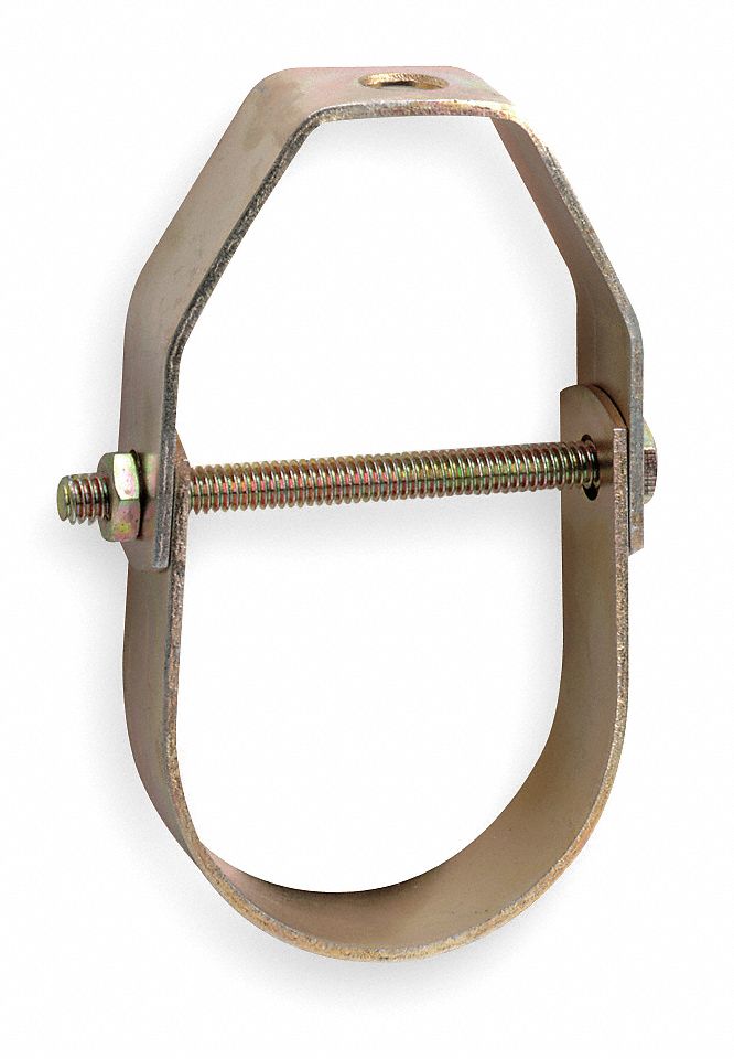 Adjustable Clevis Hanger, Copper Plated - Grainger