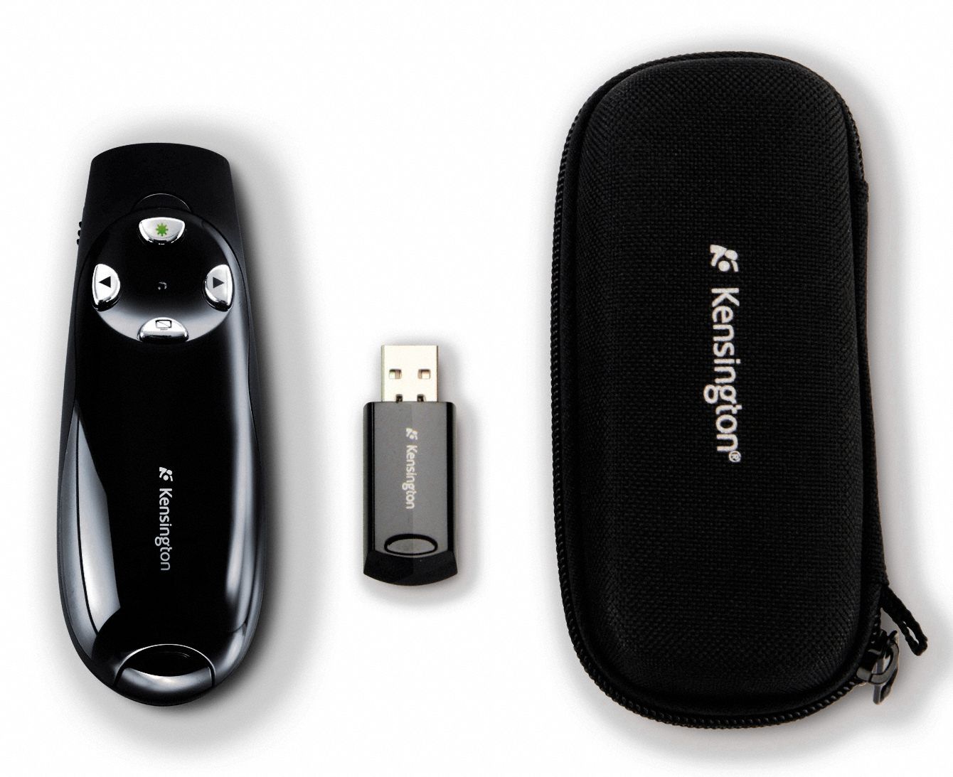 KENSINGTON Plastic Wireless Presenter w/ Green Laser Pointer and Green ...