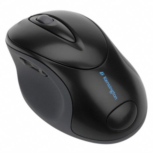 Wireless Mouse, Optical, Black, USB - Grainger
