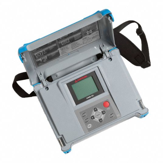 AMPROBE, 0 ohm to 9.99 gigohm, CAT IV 600V, Megohmmeter - 6NZF7|AMB-55 ...