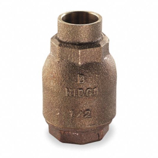 Ring Check Valve,Bronze,1/2 In.,Solder - Grainger