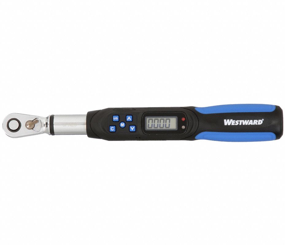 WESTWARD Llave Electrónica de Torque , 1/4" , Estilo de la Cabeza ...