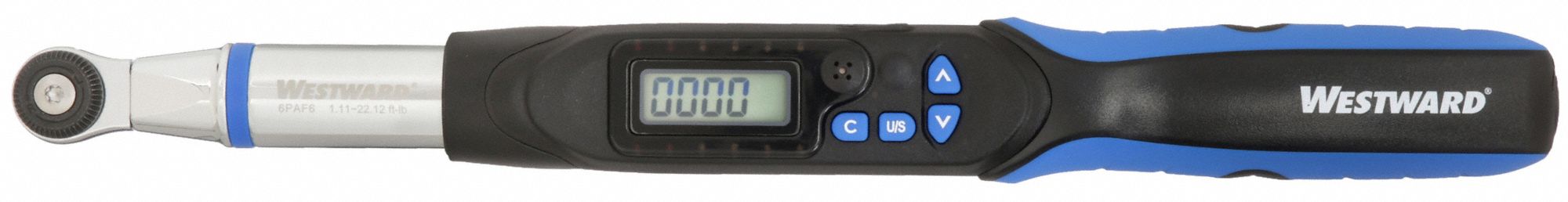 WESTWARD ELECTRONIC TORQUE WRENCH,1/4"DR,15-1/2"L - Electronic Torque ...