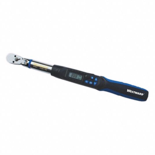 WESTWARD Electronic Torque and Angle Wrench: Inch-Pound, Centimeter ...