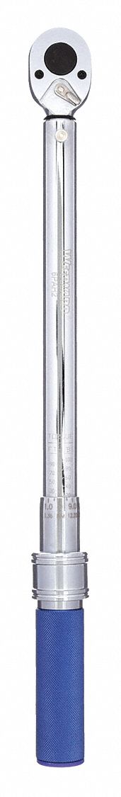 WESTWARD, Foot-Pound/Newton-Meter, 3/8 in Drive Size, Micrometer Torque ...