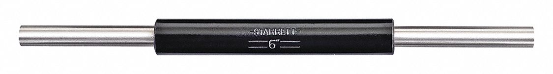 STARRETT 234A-6 End Measuring Rod,1/4 In,w/Rubber Handle 6PCE5 ...