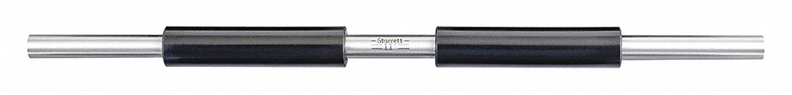 STARRETT MICROMETER SETTING STANDARD, INCH, 1-PC, 11 IN L, RUBBER ...