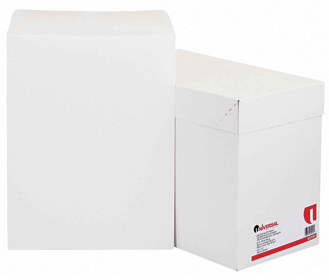UNIVERSAL, #13-1/2 Envelope Size, Wove, Multipurpose Envelopes - 6PDP1 ...