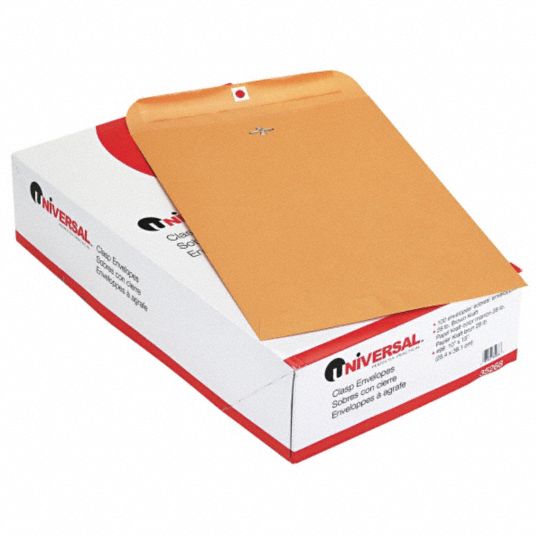 UNIVERSAL, #98 Envelope Size, Kraft, Manila Envelopes - 6PDP8|UNV35268 ...