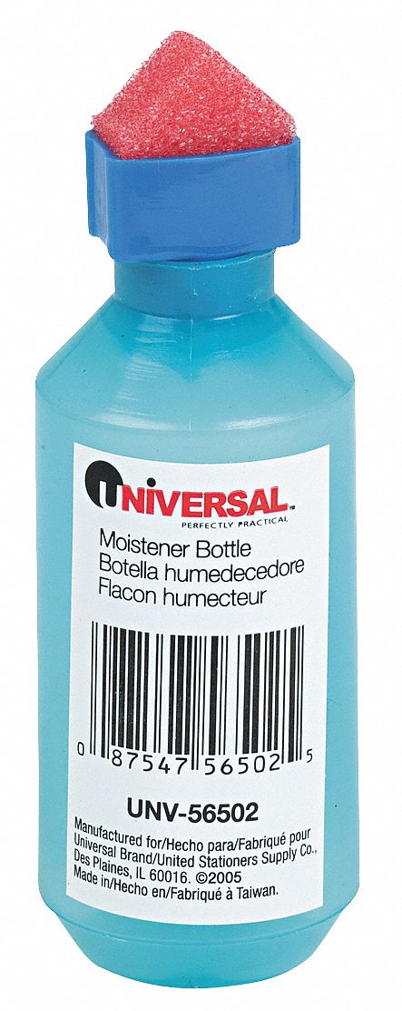 UNIVERSAL, 2 oz Size, Plastic/Polyurethane Sponge, Envelope Moisteners ...
