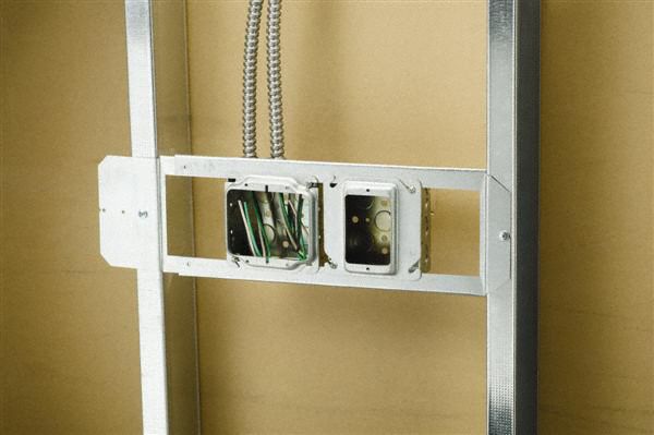 NVENT CADDY Box Support: Steel, Silver, Electrical Boxes and Mud Rings ...