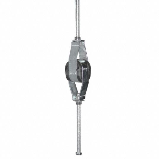 DUCTMATE Hanger Mount Vibration Isolator, Neoprene Isolator Type, 0 to ...