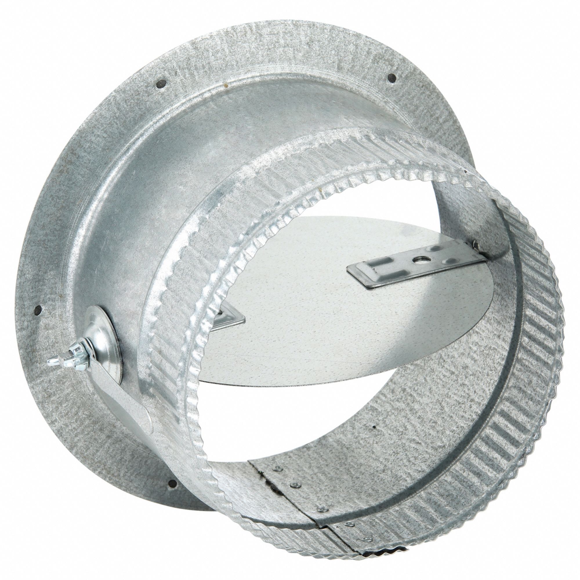 Steel, For 7 in Dia, Duct Collar w/Damper - 6PGE0|GR6POCR7GA26D - Grainger