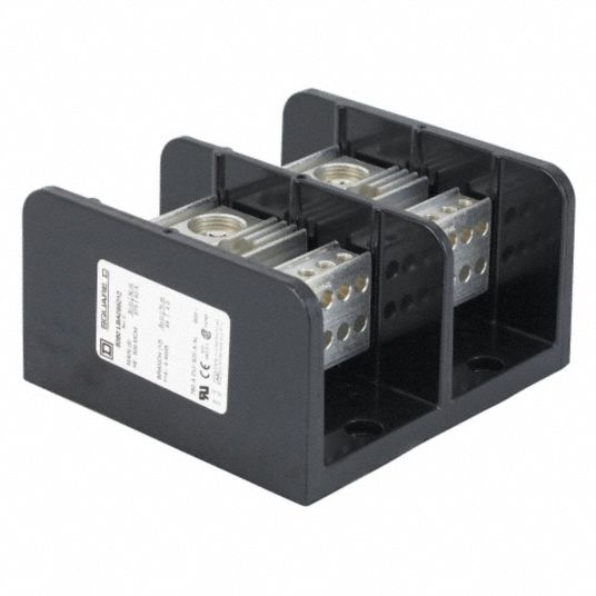 SQUARE D, 2 Poles, Surface Mount, Power Distribution Block - 6PGF4 ...