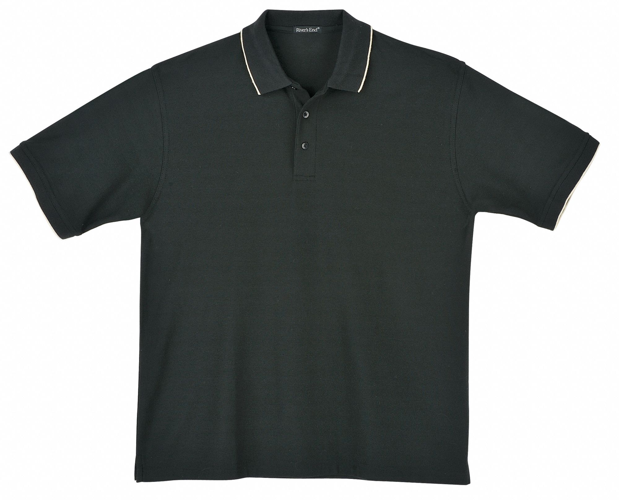 SOLAR SHIELD, Men's, L, Polo Shirt - 6PGP5|3603 BLK L - Grainger