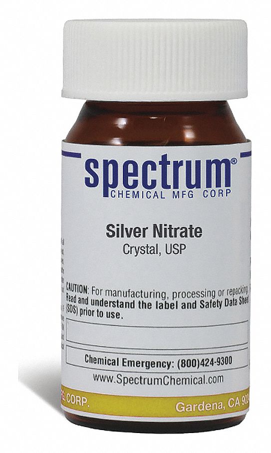 USP, 25 g, Silver Nitrate - 6PJU3|SI115-25GM - Grainger