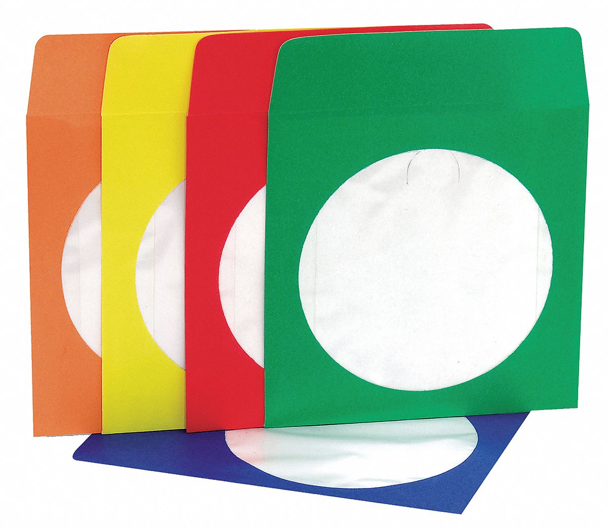 CD/DVD Envelope, Assorted, 50 PK - Grainger