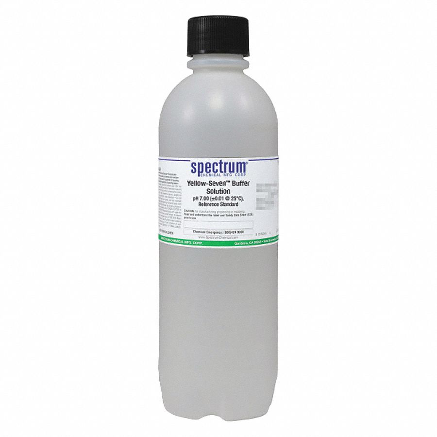 Lab, 1 L, Buffer - pH 7.00 - Yellow - 6PKR7|B1168-1LT - Grainger