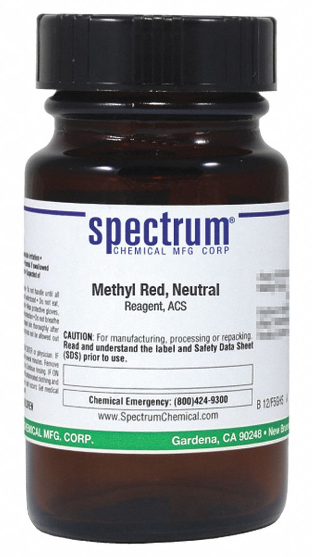 ACS, 25 g, Methyl Red Indicator - 6PKV5|M1285-25GM - Grainger