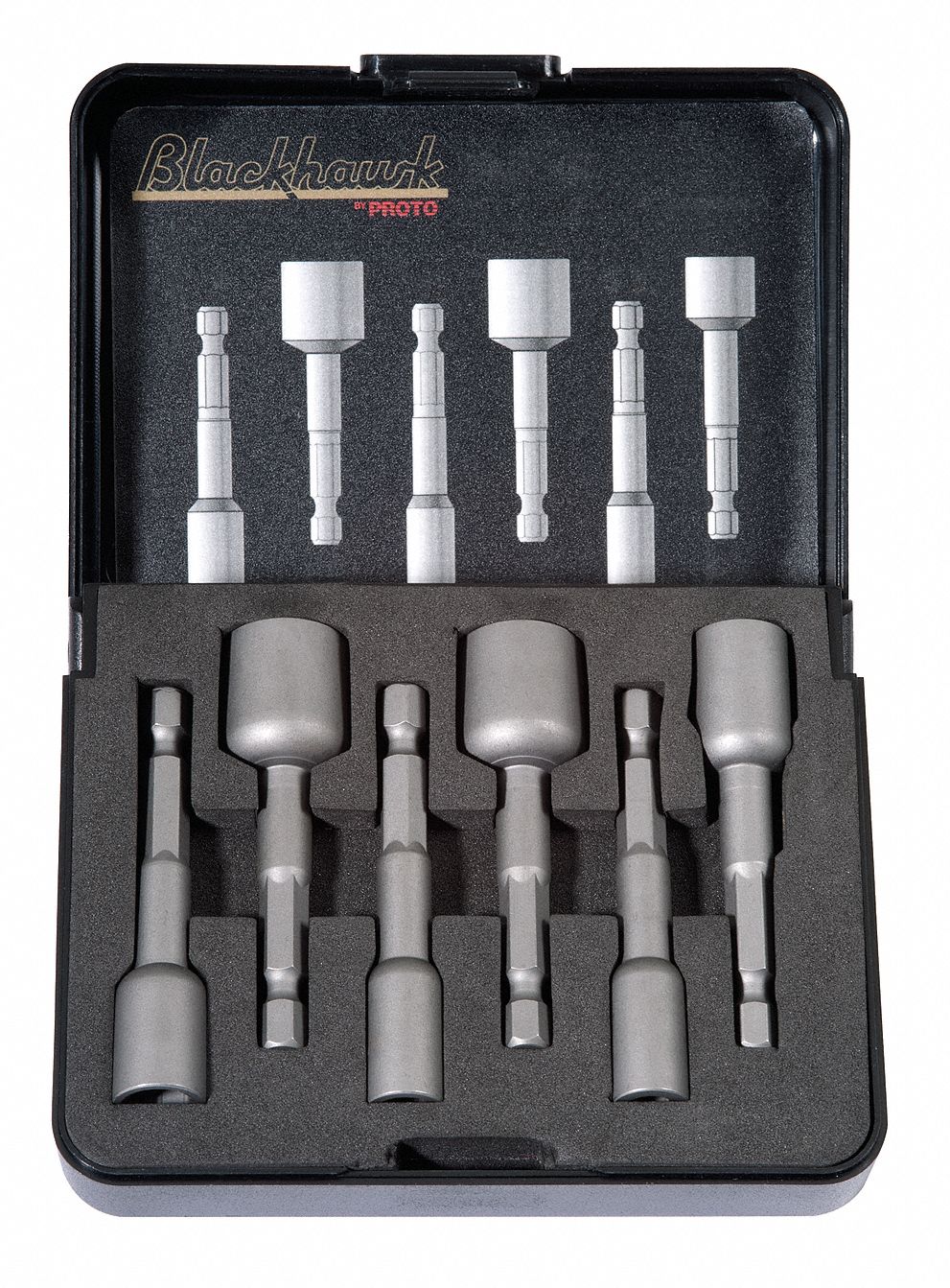 Magnetic Nutsetter Set, 1 7/8 in Overall Length - Grainger