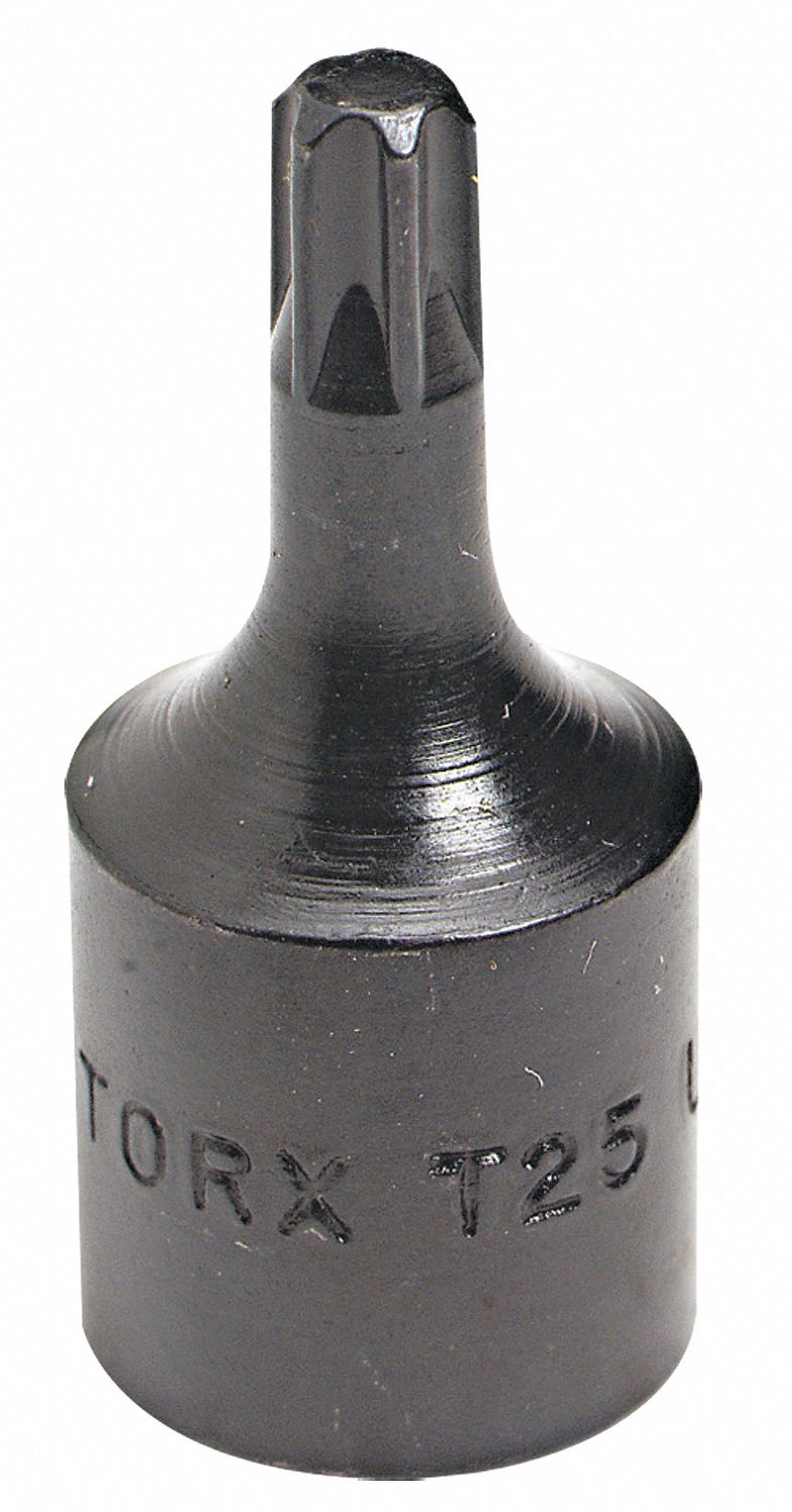 BLACKHAWK BY PROTO Impact Socket Bit : SAE, 1/4 in Drive Size, T9 Tip ...