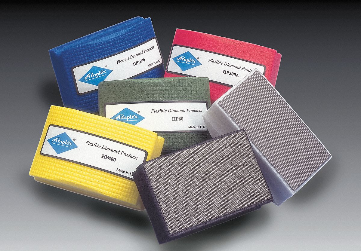 Sanding Sponge, Very Fine Grade, Red - Grainger