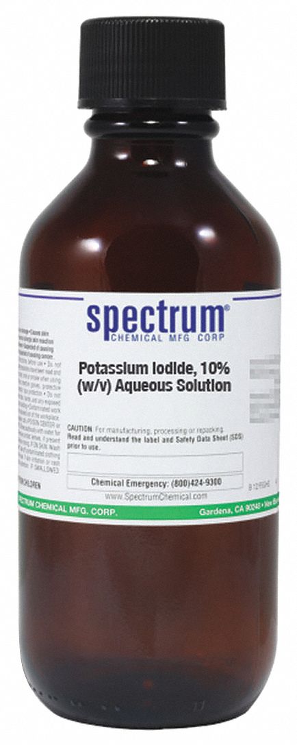 Lab, 500 mL, Potassium Iodide - 6PNK7|P-432-500MLGL - Grainger