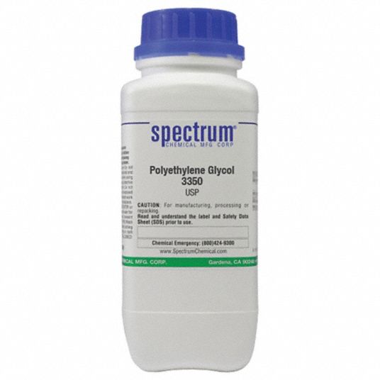 USP, 500 g, Polyethylene Glycol 3350 - 6PNP3|PO125-500GM - Grainger