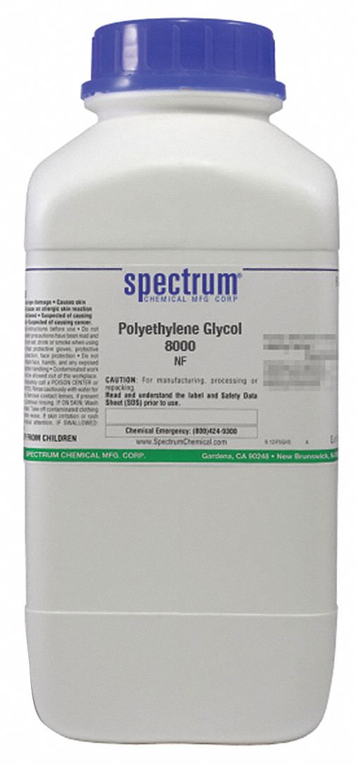 NF, 2.5 kg, Polyethylene Glycol 8000 - 6PNP5|PO131-2.5KG - Grainger