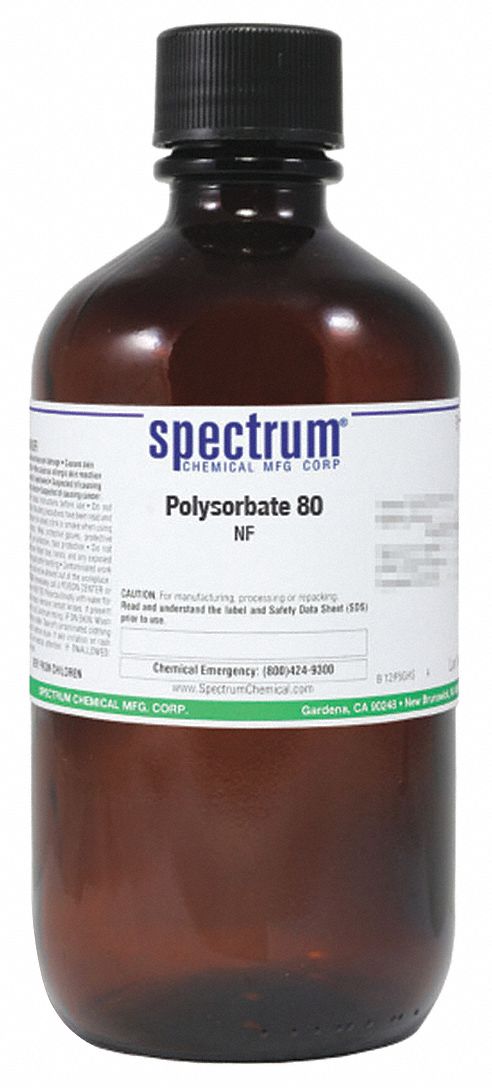 NF, 1 L, Polysorbate 80 - 6PNR3|PO138-1LTGL - Grainger