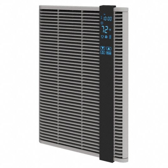 QMARK Recessed Electric Wall-Mount Heater, 250W/2000W, 240V AC, 1-phase ...