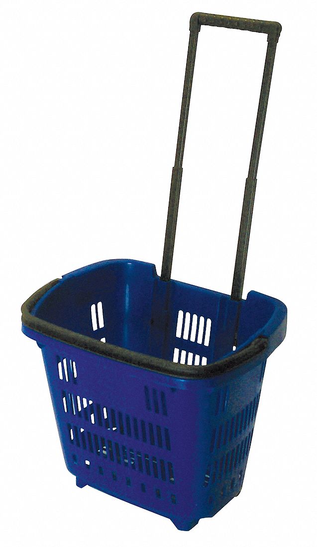 Rolling Hand Basket - Grainger
