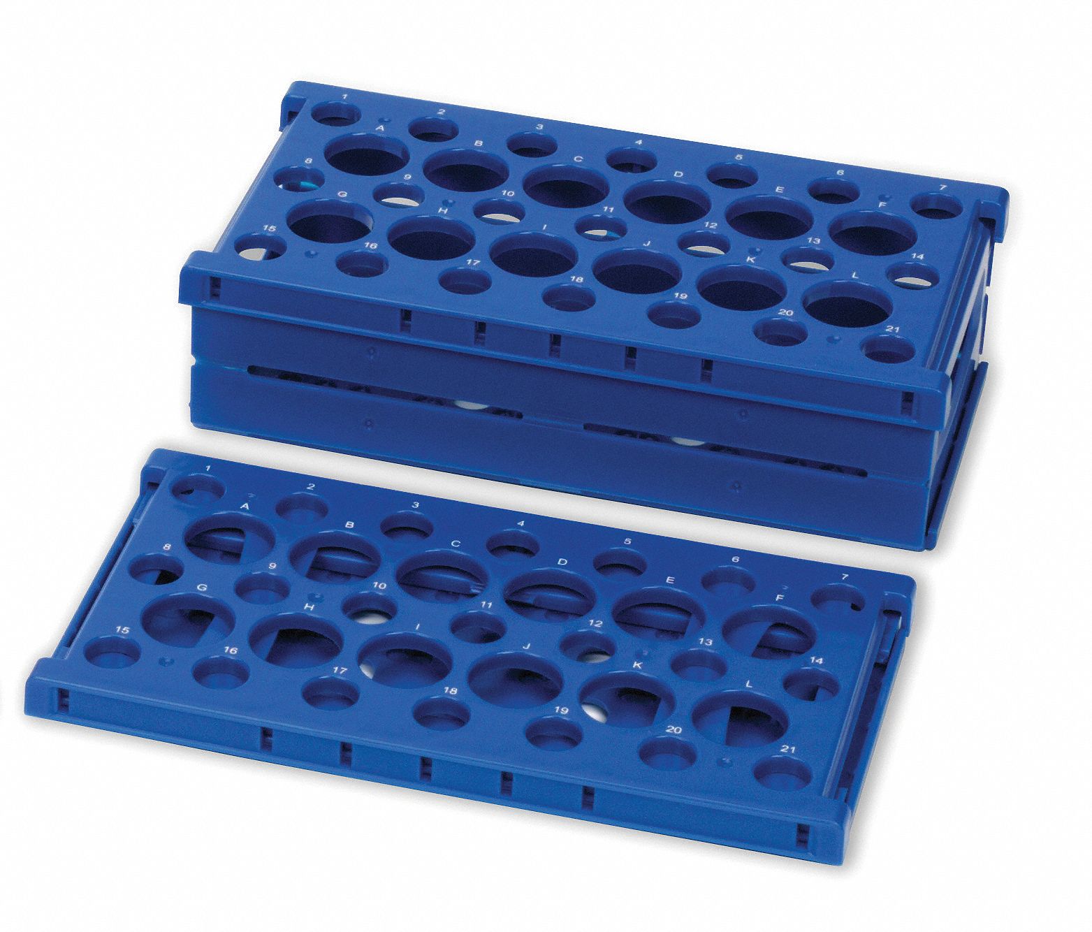5 3/8 in Overall Wd, 2 7/8 in Overall Ht, Tube Rack - 6PTK6|HS24320B ...