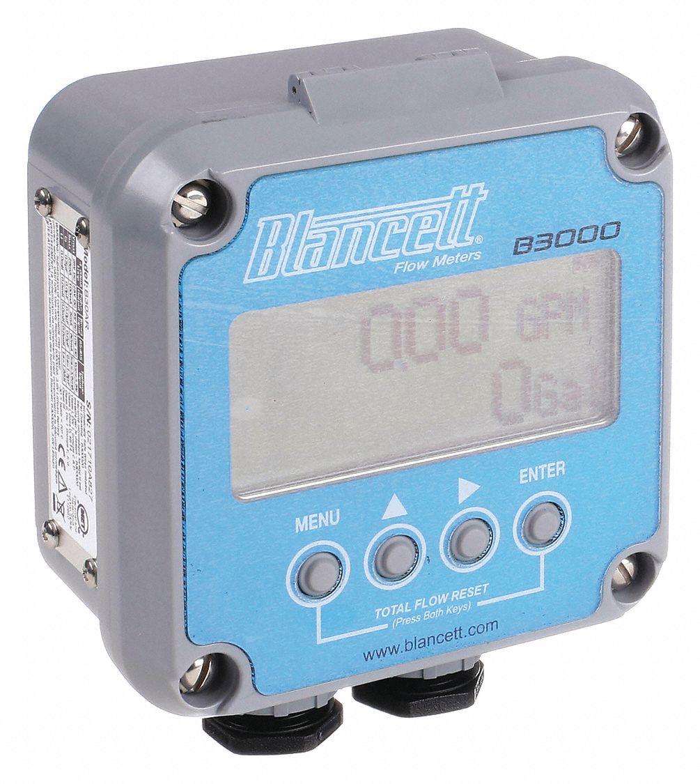 BLANCETT, Remote-Mount Advanced Flow Monitor Display, Aluminum ...