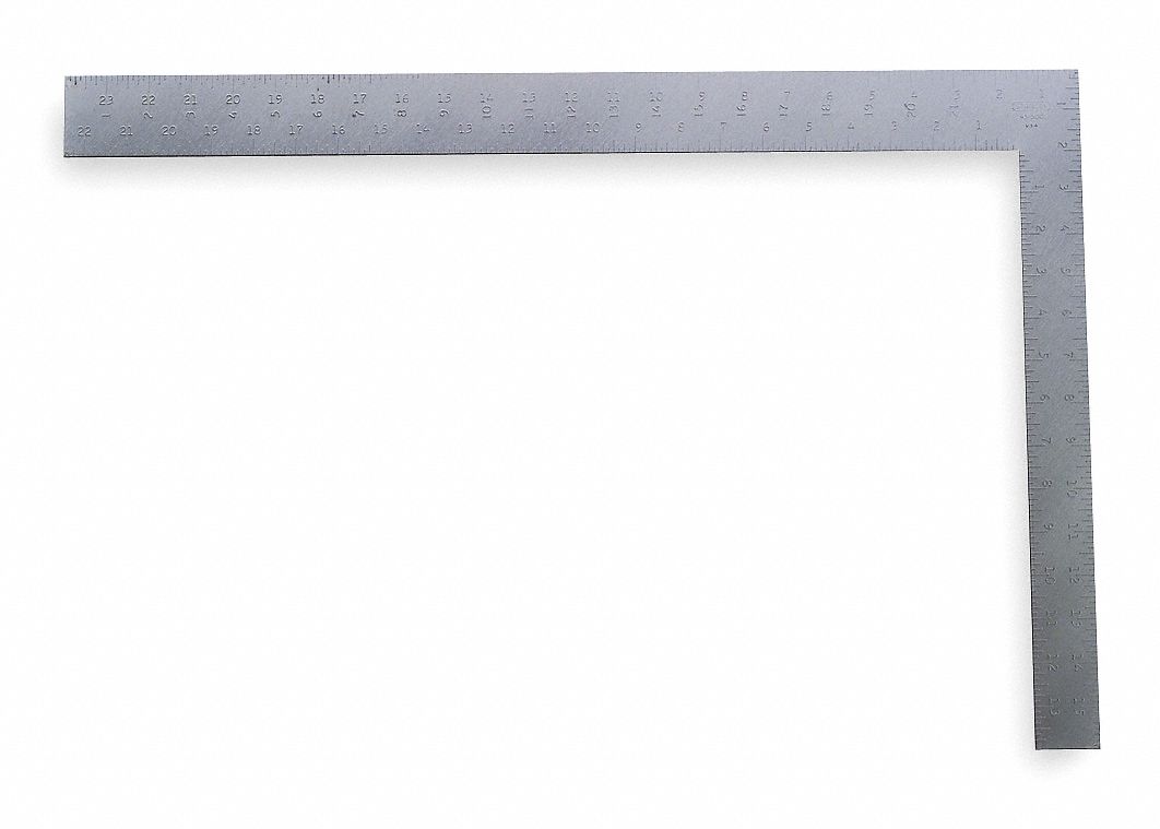 STANLEY, 24 in Base Lg, 24 in x 2 in, Framing Square - 6R165|45-910 ...