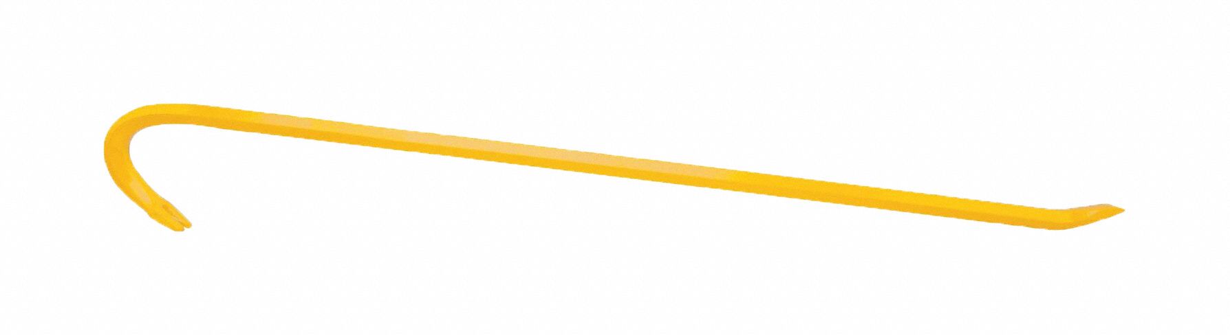 STANLEY Slotted Claw Ripping Bar: Chisel/Claw End, 36 in Overall Lg, 3/ ...