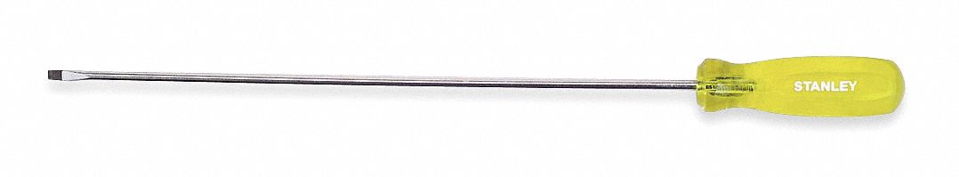 Steel Screwdriver with 6 in Shank and 1/8 in Cabinet Tip - Grainger