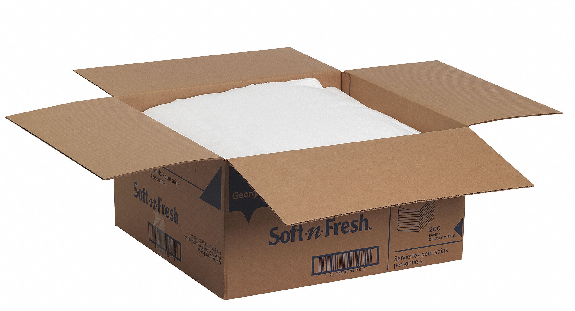 GEORGIA-PACIFIC, 1/4 Fold, Pacific Blue Select™, Dry Wipe - 6RA68|80540 ...